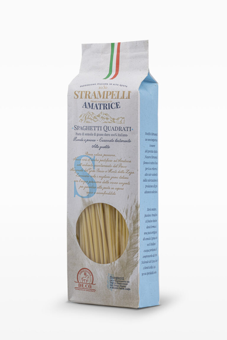 Spaghetti Quadrati - Pastificio 'Strampelli' di Amatrice, 500g ...